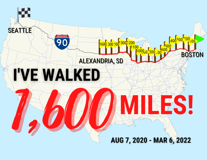 Looking Forward to Walking (1600 Miles) | Legiontown U.S.A.