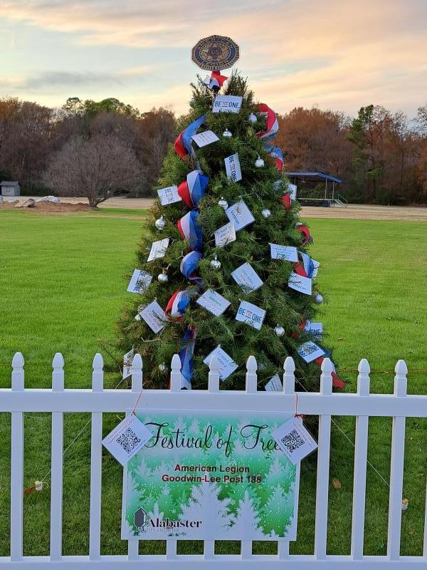 Post 138's "Be the One" Christmas tree in Alabama | Legiontown U.S.A.