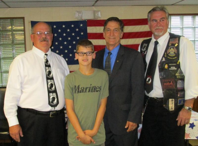 Pennsylvania boy helps veterans with combat injuries, earns ...