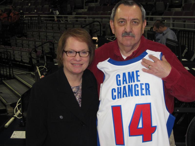 Frank Roche honored by Detroit Pistons Basketball Association ...