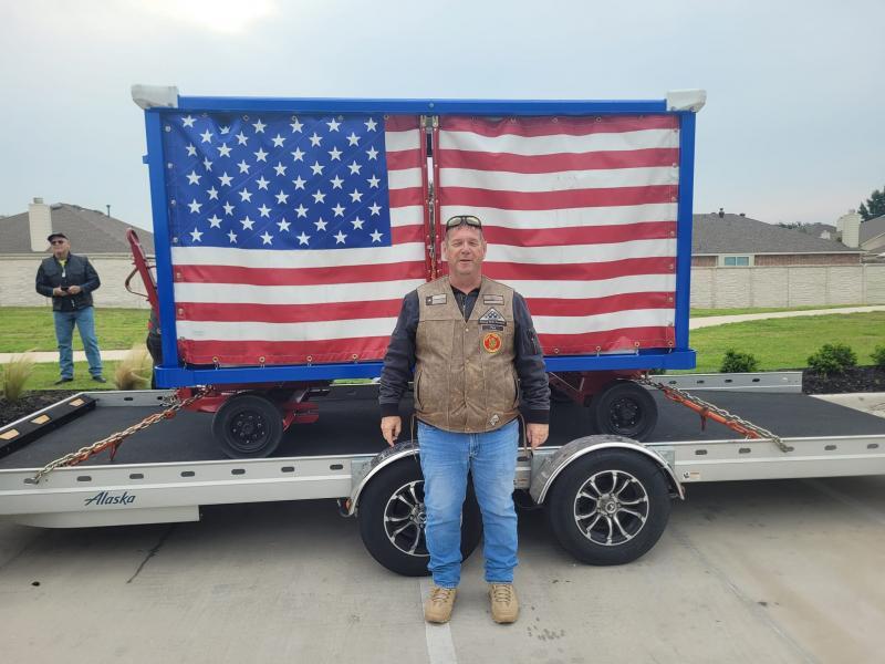 China Post 1 members support Alaskan Airlines Fallen Soldier Cart ...