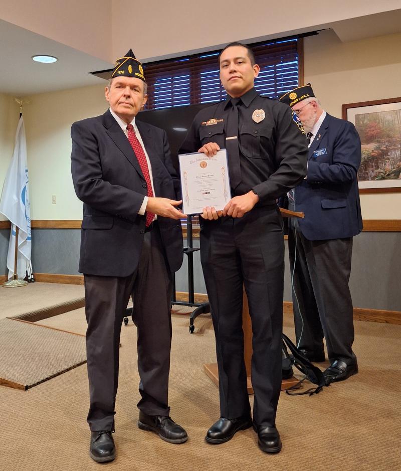 Police Officer Honored | Legiontown U.S.A.