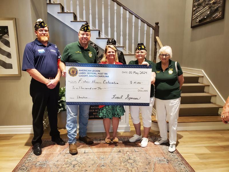 Larry Jeffers Post 195 gives to Fisher House | Legiontown U.S.A.