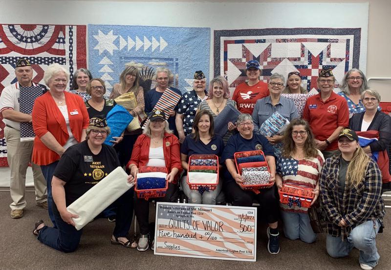 Women veterans post supports local Quilts of Valor program | Legiontown ...