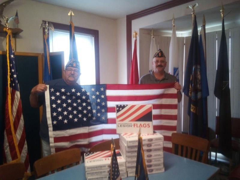 CH Berry American Legion Post 173 purchases new flags for community ...