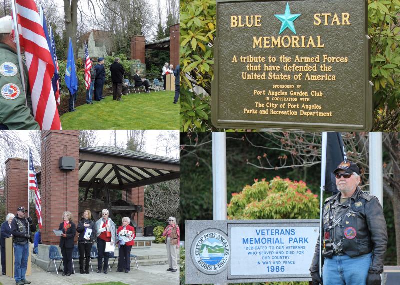 Blue Star Memorial Marker Dedicated at Veterans Memorial Park Port ...