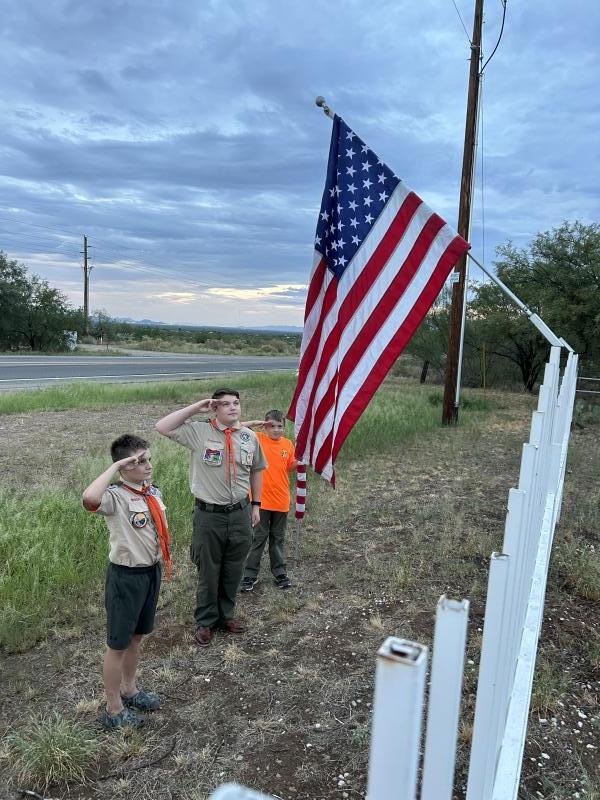 Boy Scout Troop 770 Memorial Day flags | Legiontown U.S.A.
