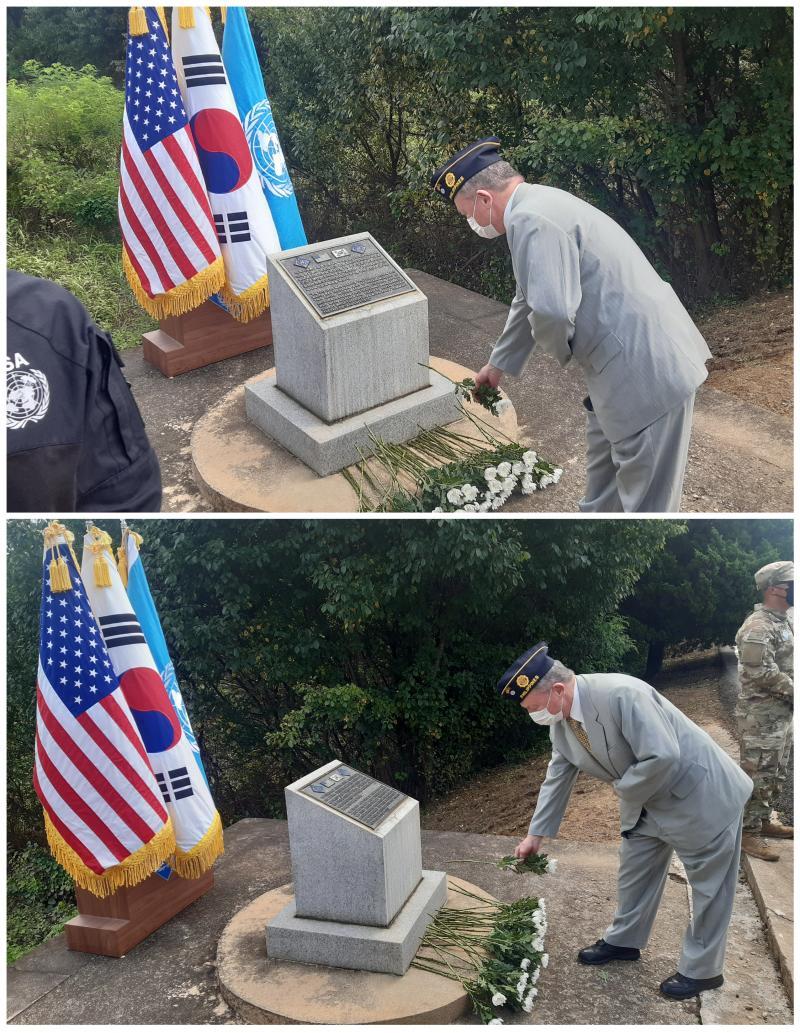 Memorial ceremony at JSA honors two American soldiers slain by North ...