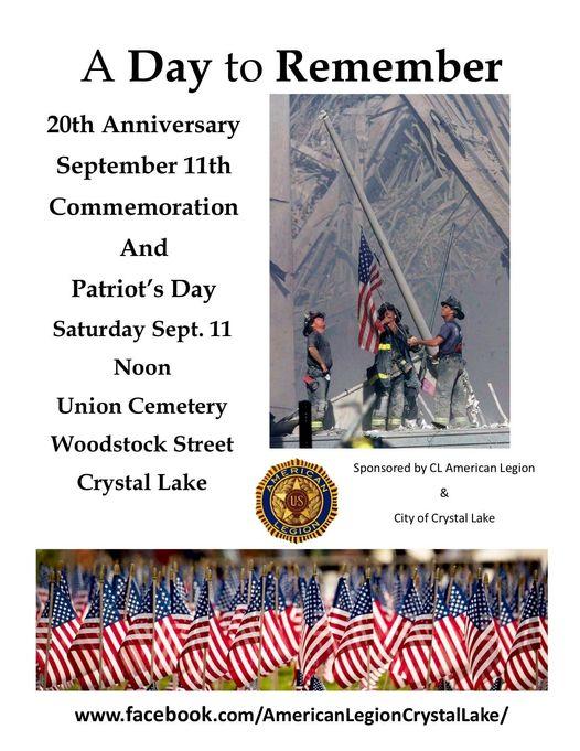 9/11 20th anniversary commemoration and Patriot Day | Legiontown U.S.A.