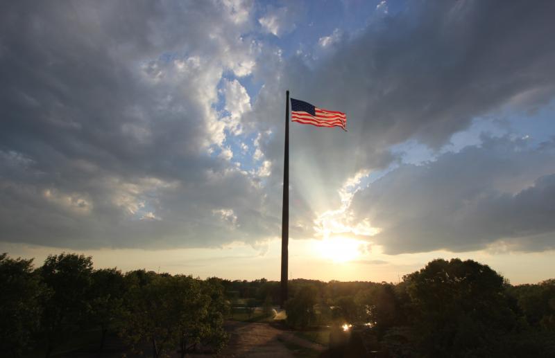 America's tallest flag dedicated in Sheboygan, Wisc. | Legiontown U.S.A.