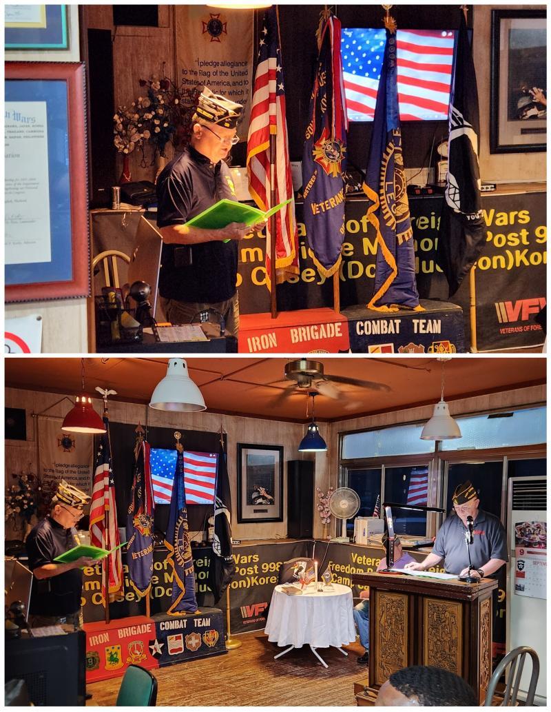 Col. Lewis L. Millet Post 38 (South Korea) holds POW/MIA Recognition ...