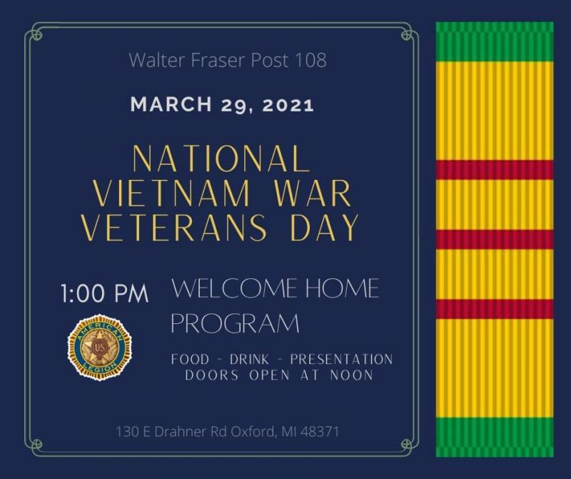 Walter Fraser Post 108 honoring Vietnam veterans | Legiontown U.S.A.