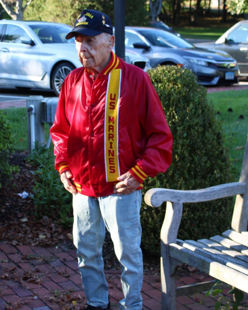 Legionnaire/World War II Iwo Jima survivor first with President's Own ...