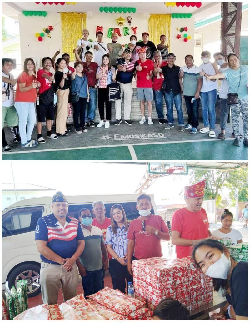 Christmas party with the "Children for a Better Life Program" in Pandan ...