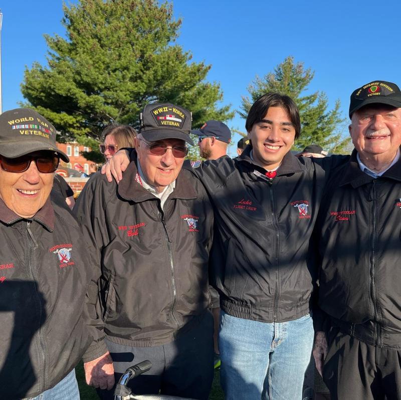 High school senior interviews veterans on YouTube | Legiontown U.S.A.