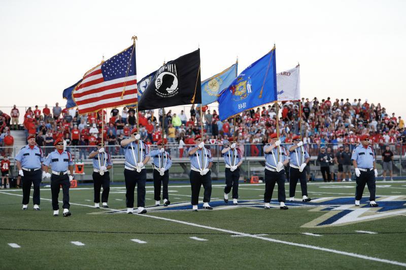 Scarlet Guard American Legion color guard - 40 years of service ...