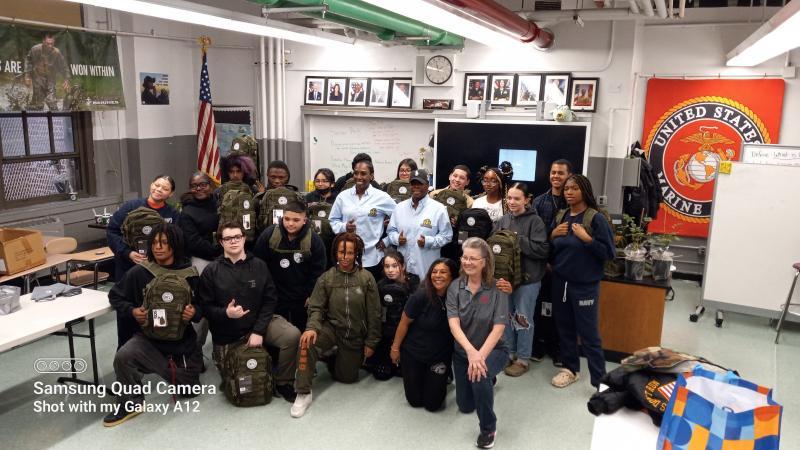 Curtis High School students help homeless veterans | Legiontown U.S.A.