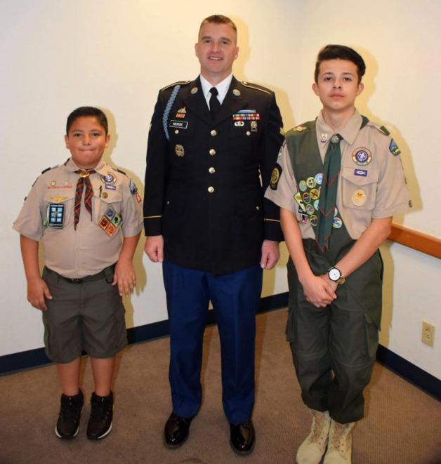 Tomb of the Unknown Solider Sentinel speaks to Monrovia Troop 66 ...