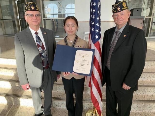 Post 178 presents American Legion Award at 1st Annual Lebanon Trail HS ...