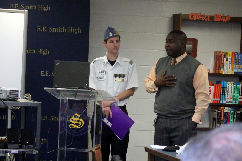 Young SAL vice commander speaks to military task force | Legiontown U.S.A.