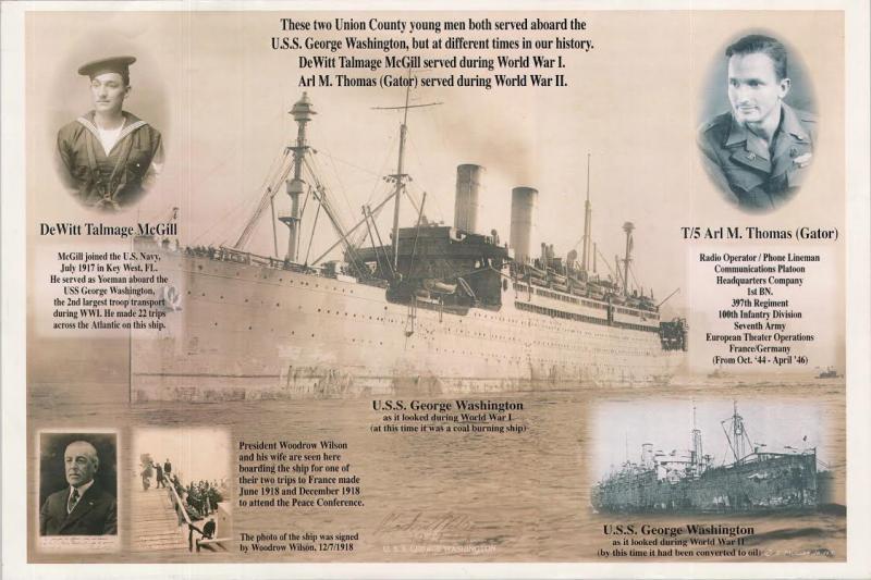 USS George Washington service, WWI and WWII | Legiontown U.S.A.