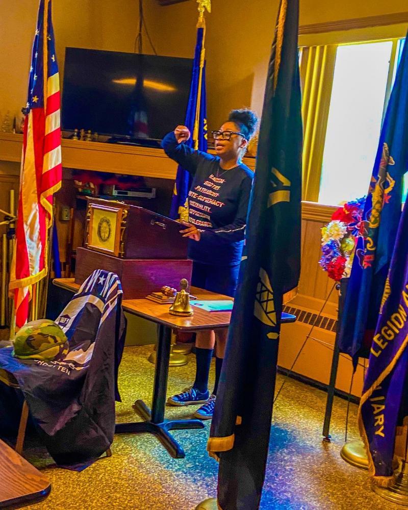 First Black Female Commander | Legiontown U.S.A.