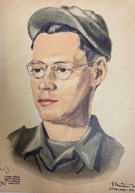 World War II drawing from Stalag VII A | Legiontown U.S.A.